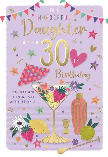 ICG Daughter 30th Birthday Card – Burnell's Gifts