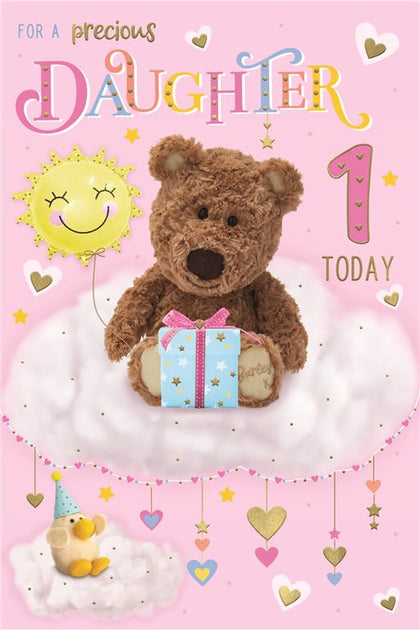 ICG Daughter 1st Birthday Card – Burnell's Gifts