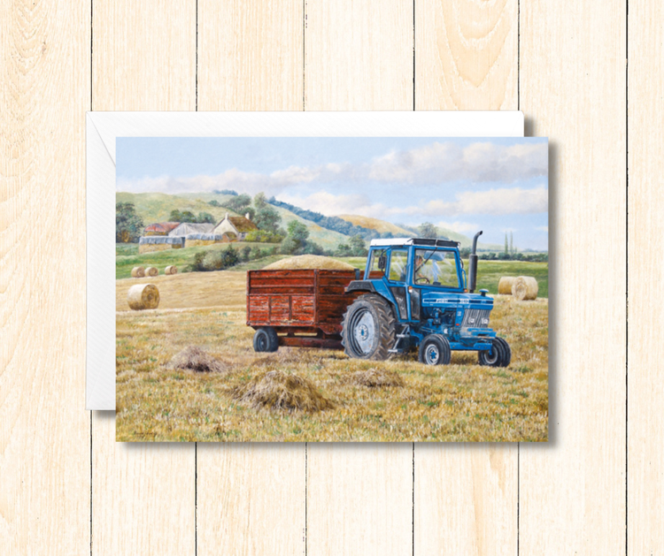 Cachet "A Good Yield" Ford 5610 Tractor Blank Card – Burnell's Gifts